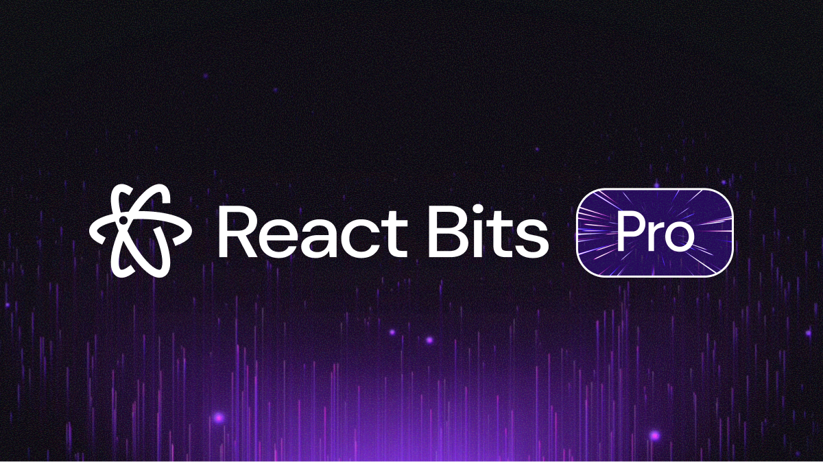 React Bits Pro | Join Waitlist